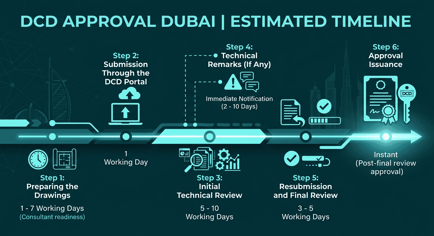 Dubai Civil Defence Drawing Approval Timeline | DCD approval